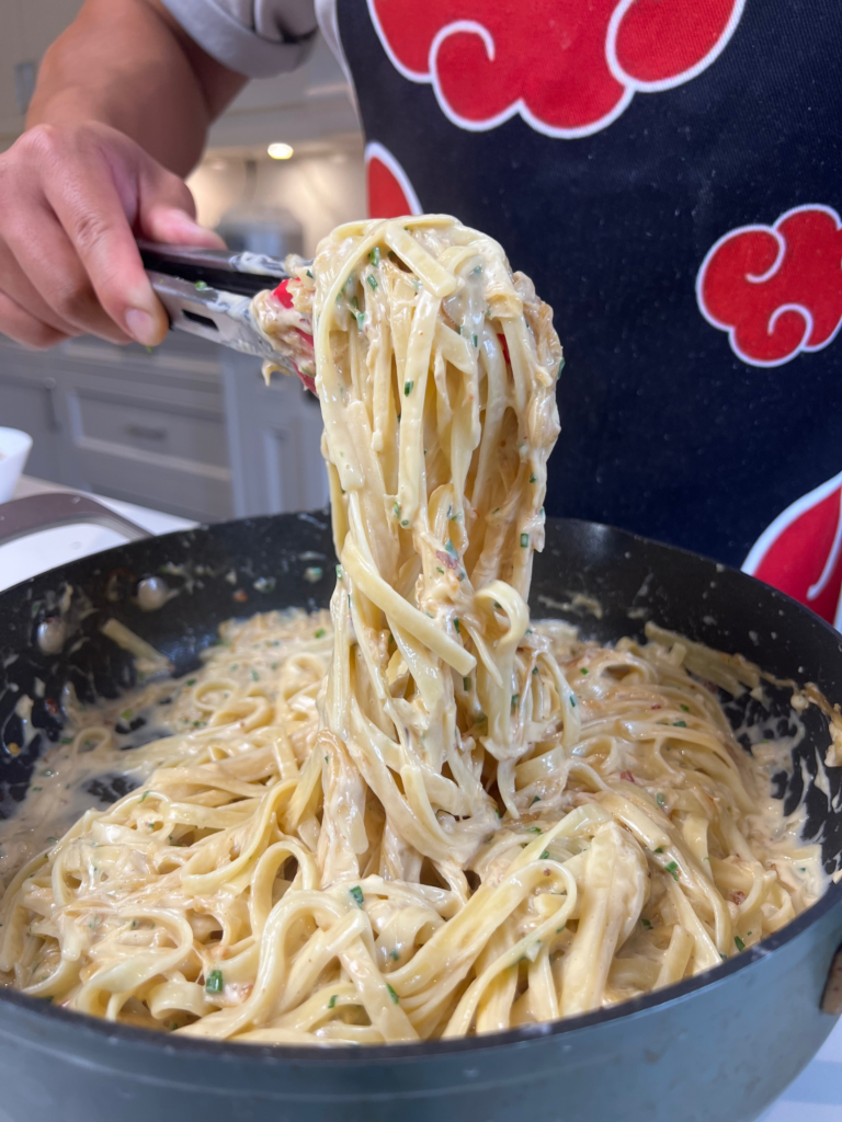 Caramelized Onion Pasta - Kwokspots